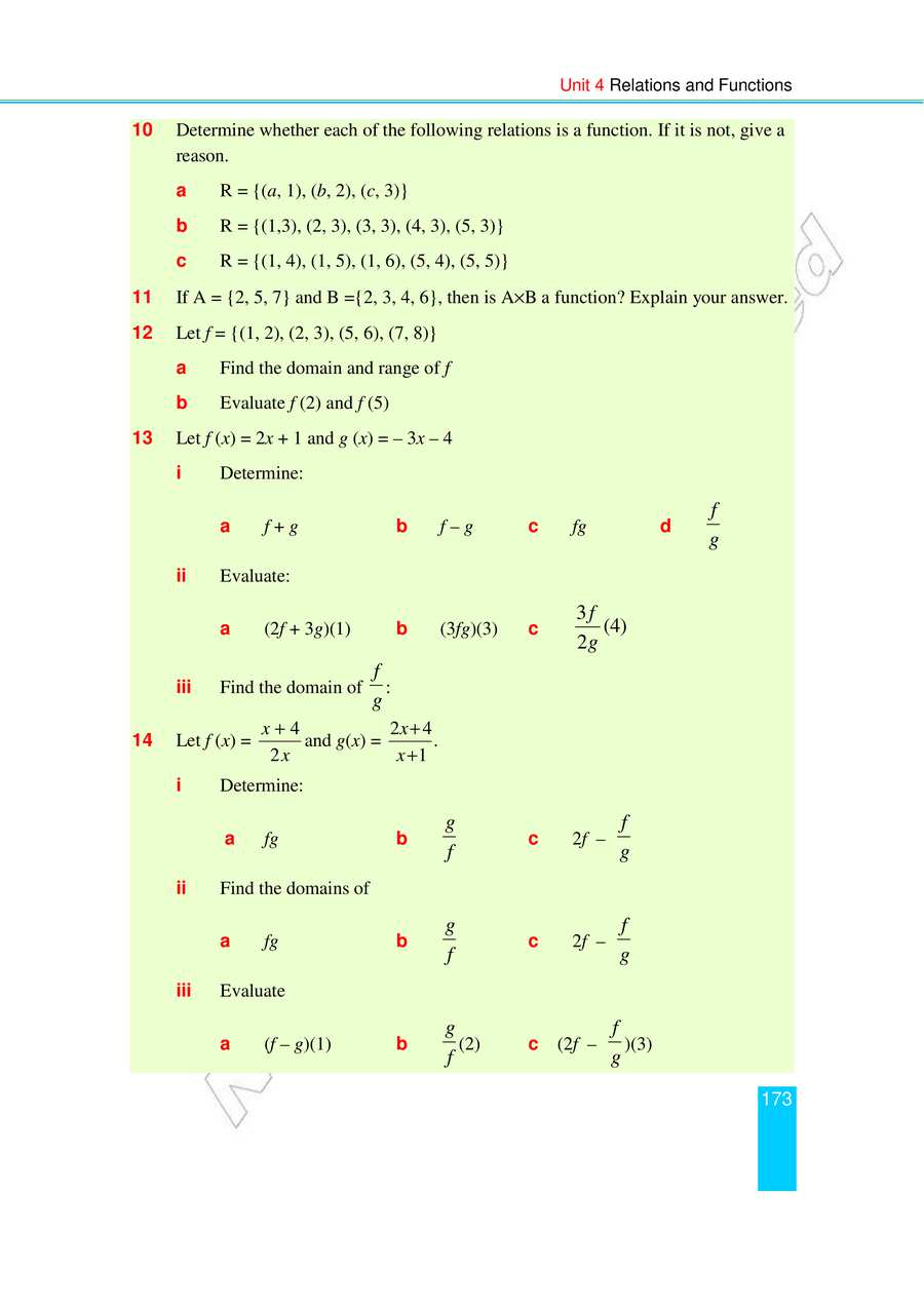 Ethiopia Learning Math Grade 9 Page 179 In English