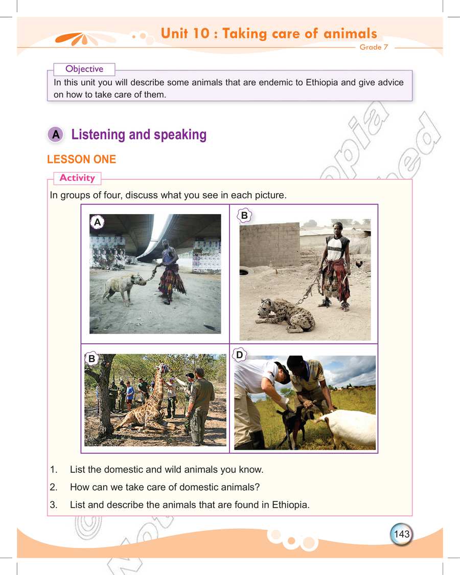 Ethiopia Learning English Grade 7 Page 305 In English Ethiopia Learning English Grade 7 Page 305 In English