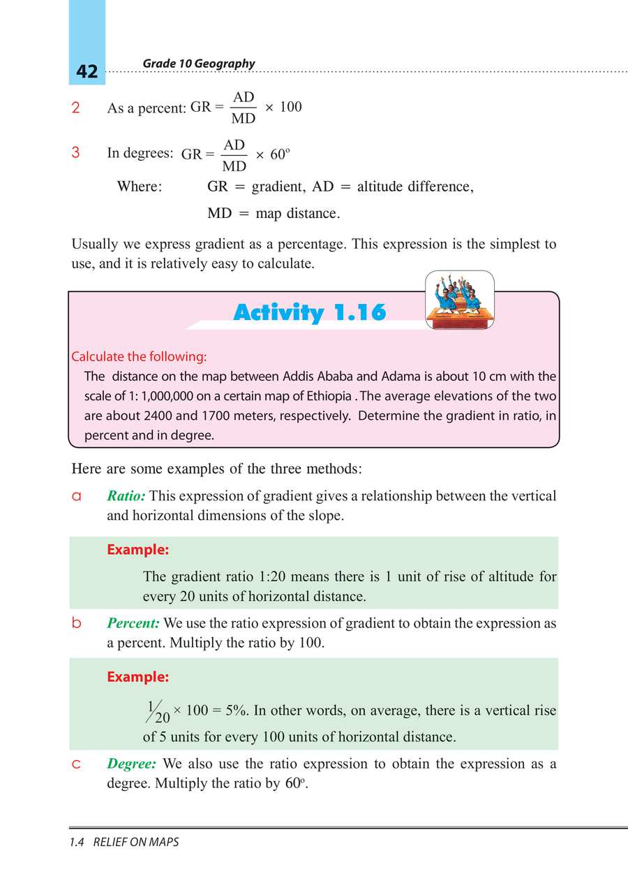 Ethiopia Learning Geography Grade 10 Page 48 In English