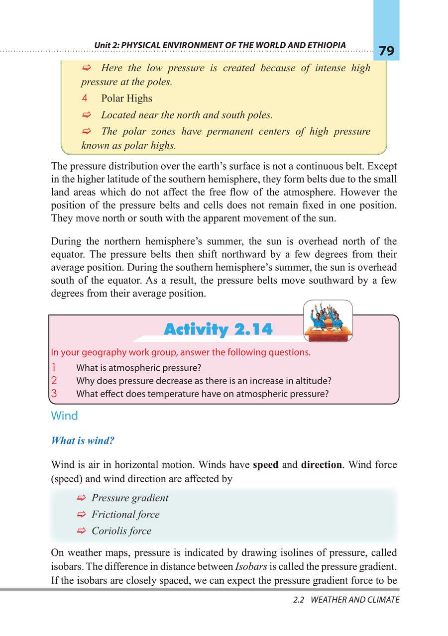 Ethiopia Learning Geography Grade 9 Page 86 In English