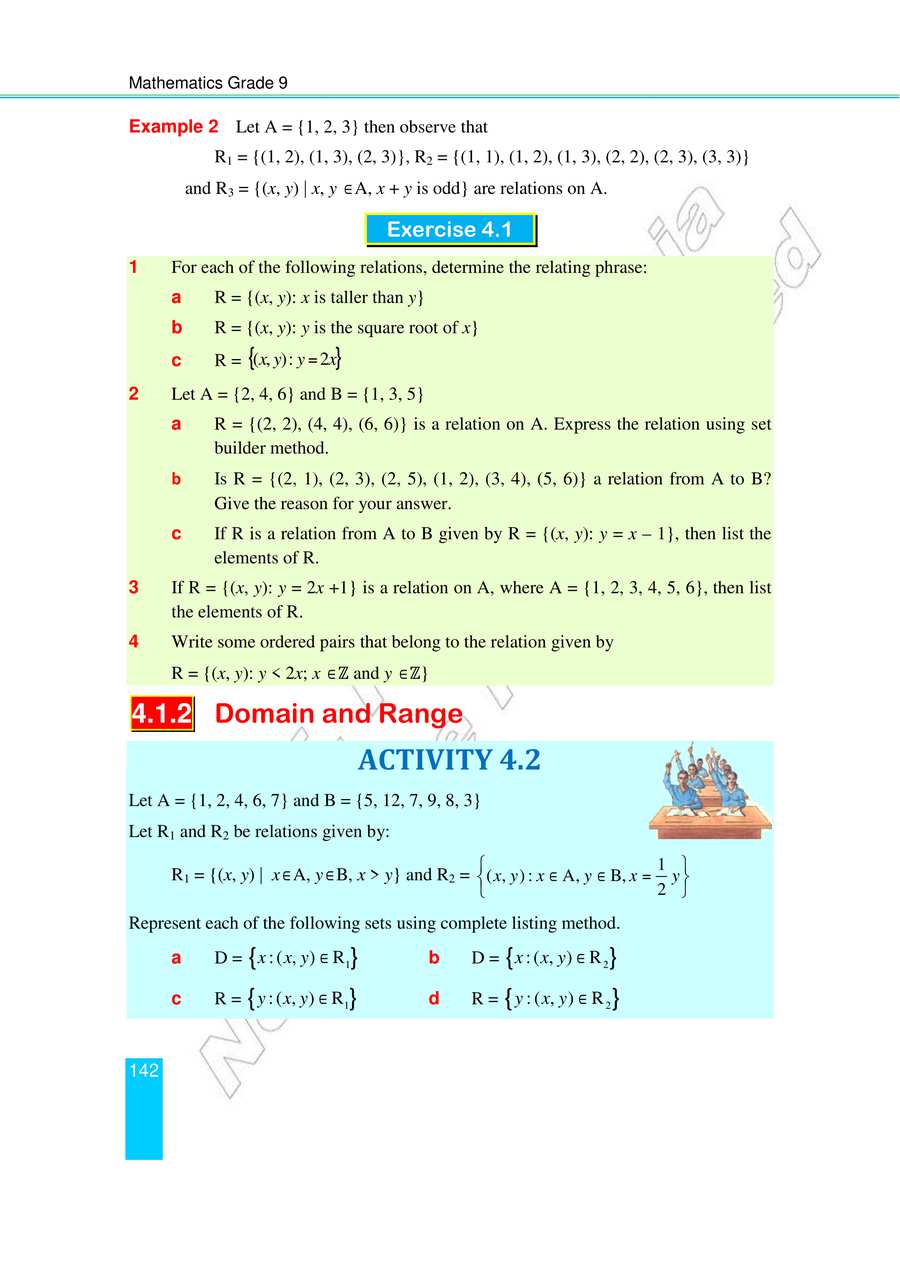 Ethiopia Learning Math Grade 9 Page 362 In English