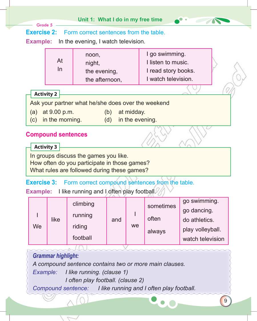 Ethiopia Learning English Grade 5 Page 343 In English Ethiopia Learning English Grade 5 Page 343 In English