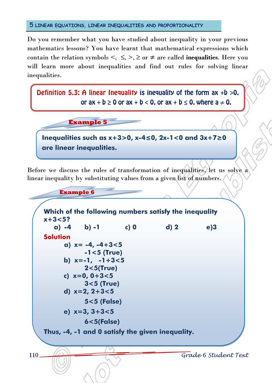 Ethiopia Learning Math Grade 6 Page 196 In English