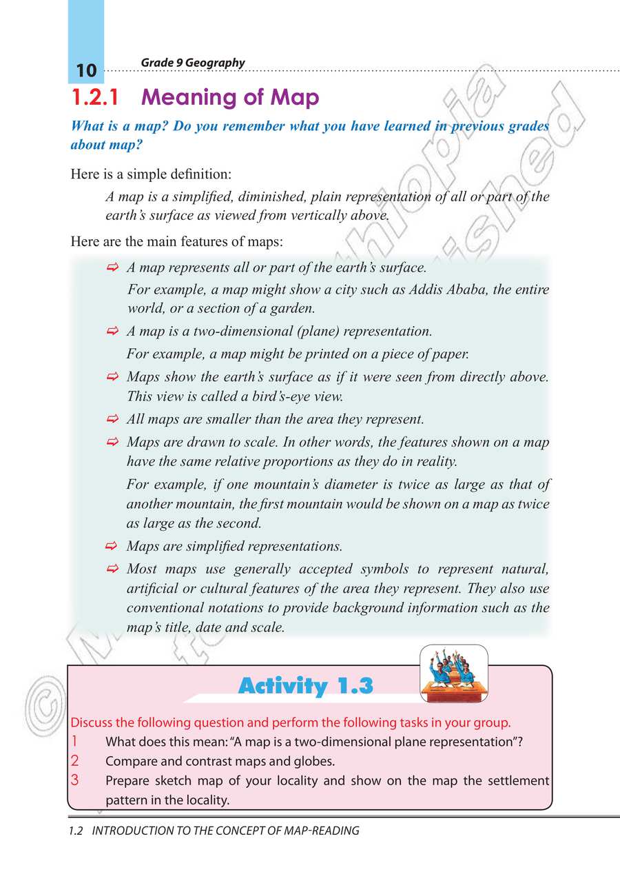 Ethiopia Learning Geography Grade 9 Page 16 In English