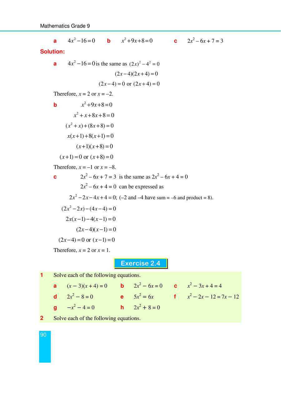 Ethiopia Learning Math Grade 9 Page 97 In English Ethiopia Learning Math Grade 9 Page 97 In English